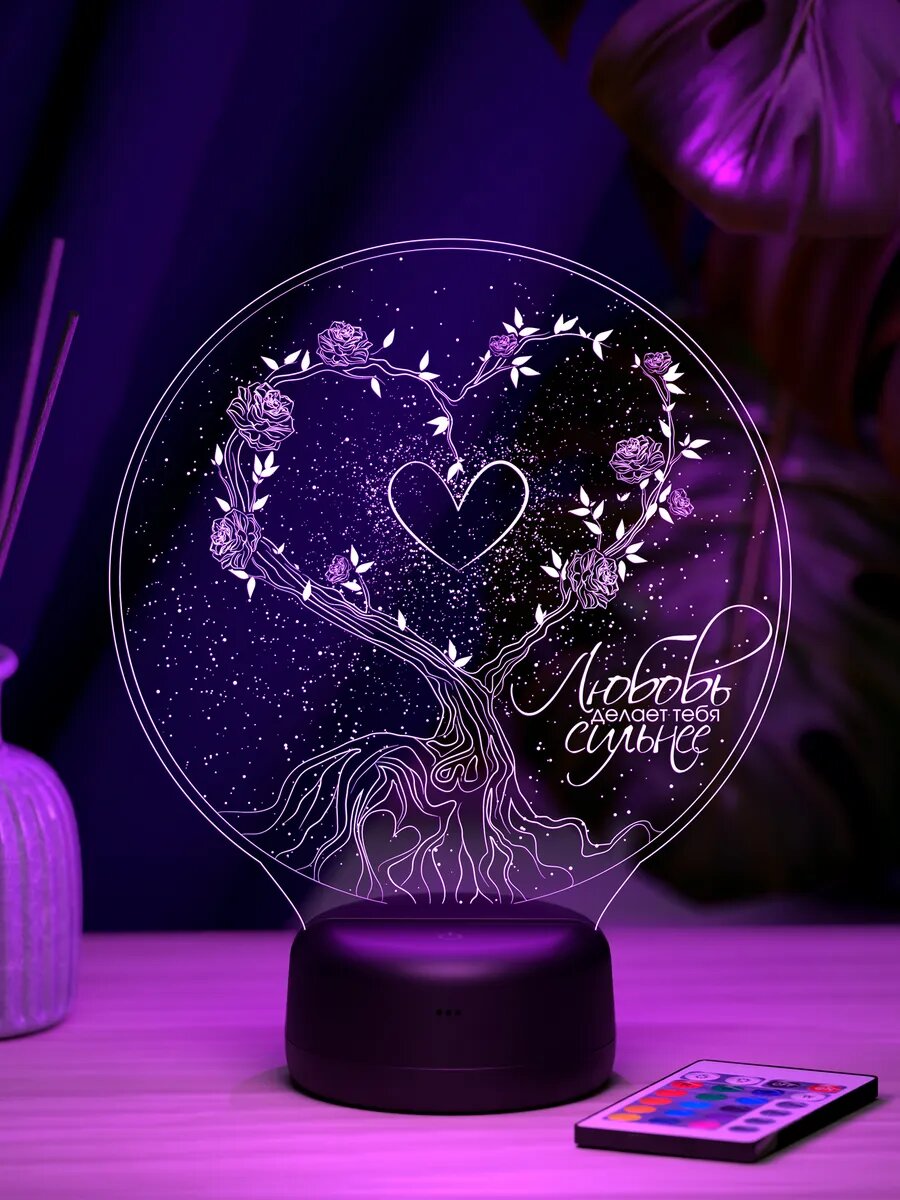 Ночник подарок Древо любви