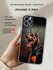 Чехол на Apple iPhone 11 Pro / Айфон 11 Про с принтом "Доберман с цепью"