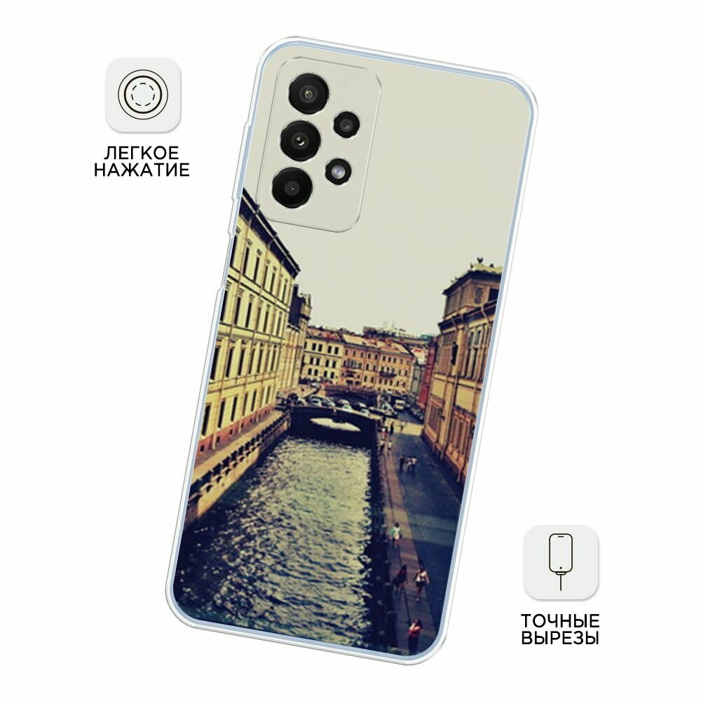 Чехол на Samsung Galaxy A23 / Самсунг Галакси А23 с принтом "Санкт-Петербург" — фото 1