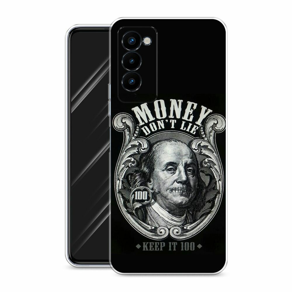 Чехол на Tecno Camon 18P / Техно Камон 18Р с принтом Money dont lie — фото 1