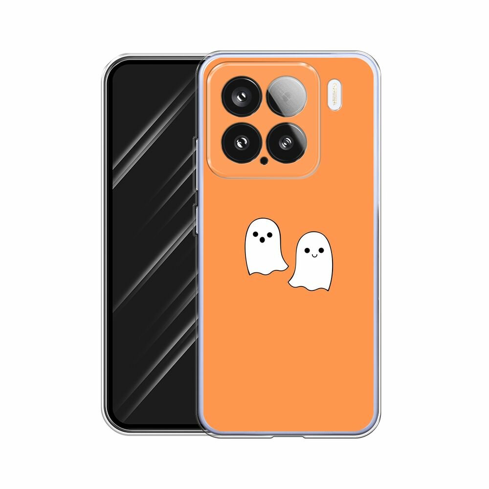 Силиконовый чехол на Xiaomi 15 / Сяоми 15 с принтом Cute ghosts — фото 1