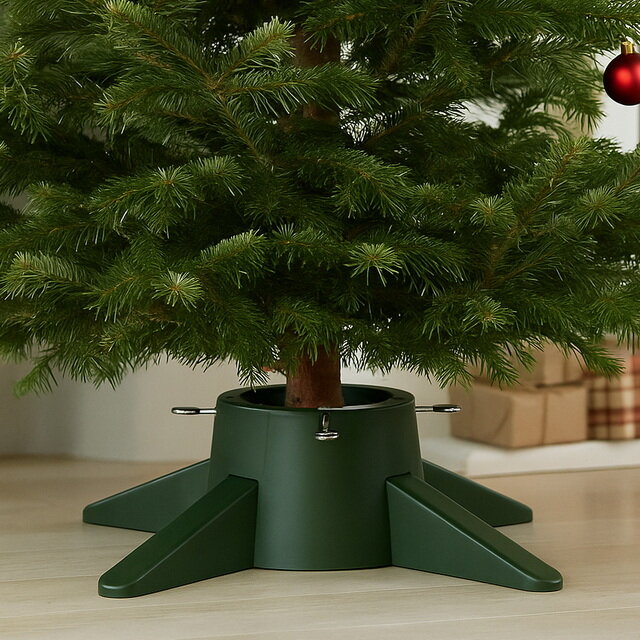 Подставка для елки высотой до 3.5 м, диаметр ствола до 17 см, зеленая, Tree Nest (Три Нест), 120621