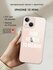 Чехол на Apple iPhone 13 mini / Айфон 13 мини с принтом "Если хочется", прозрачн...