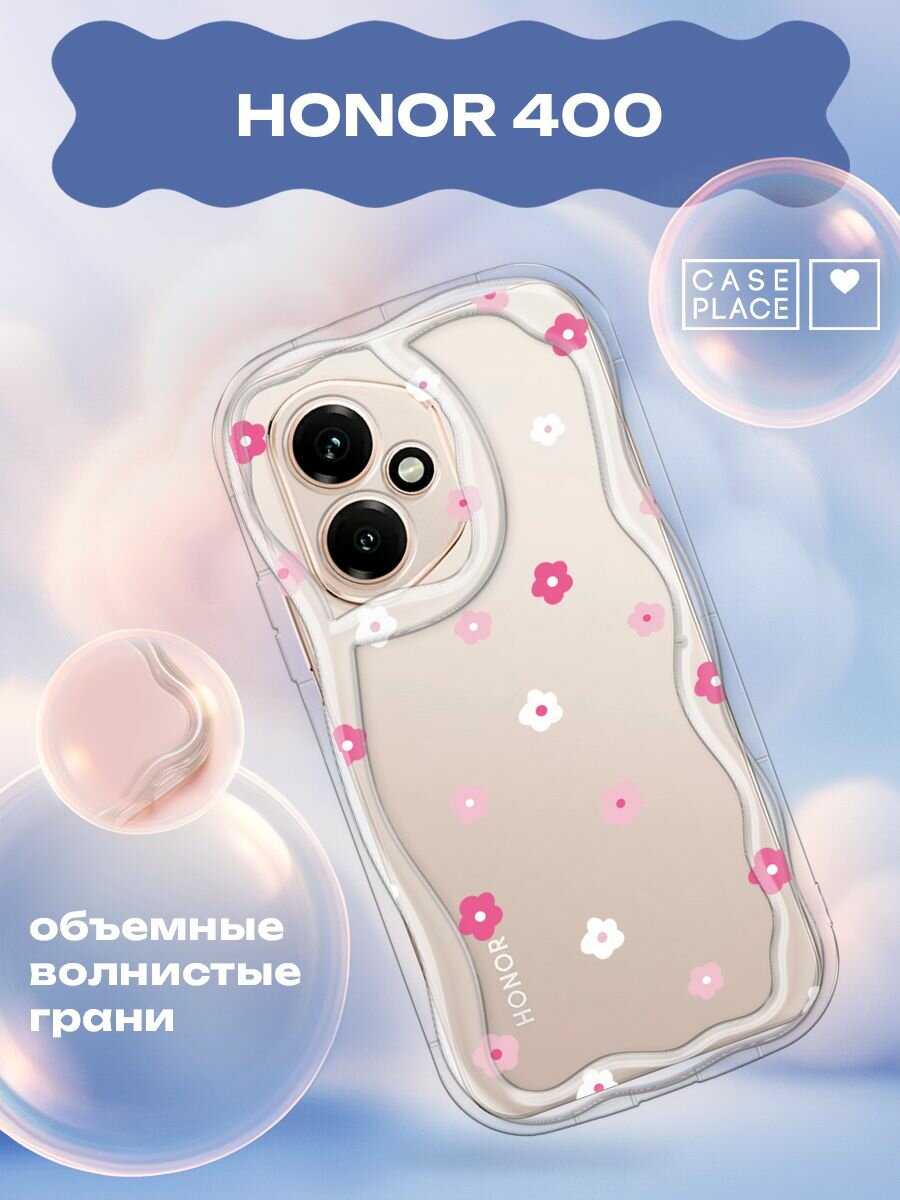 Чехол на Honor 400 / Хонор 400 с принтом "Весенние цветочки рисунок"
