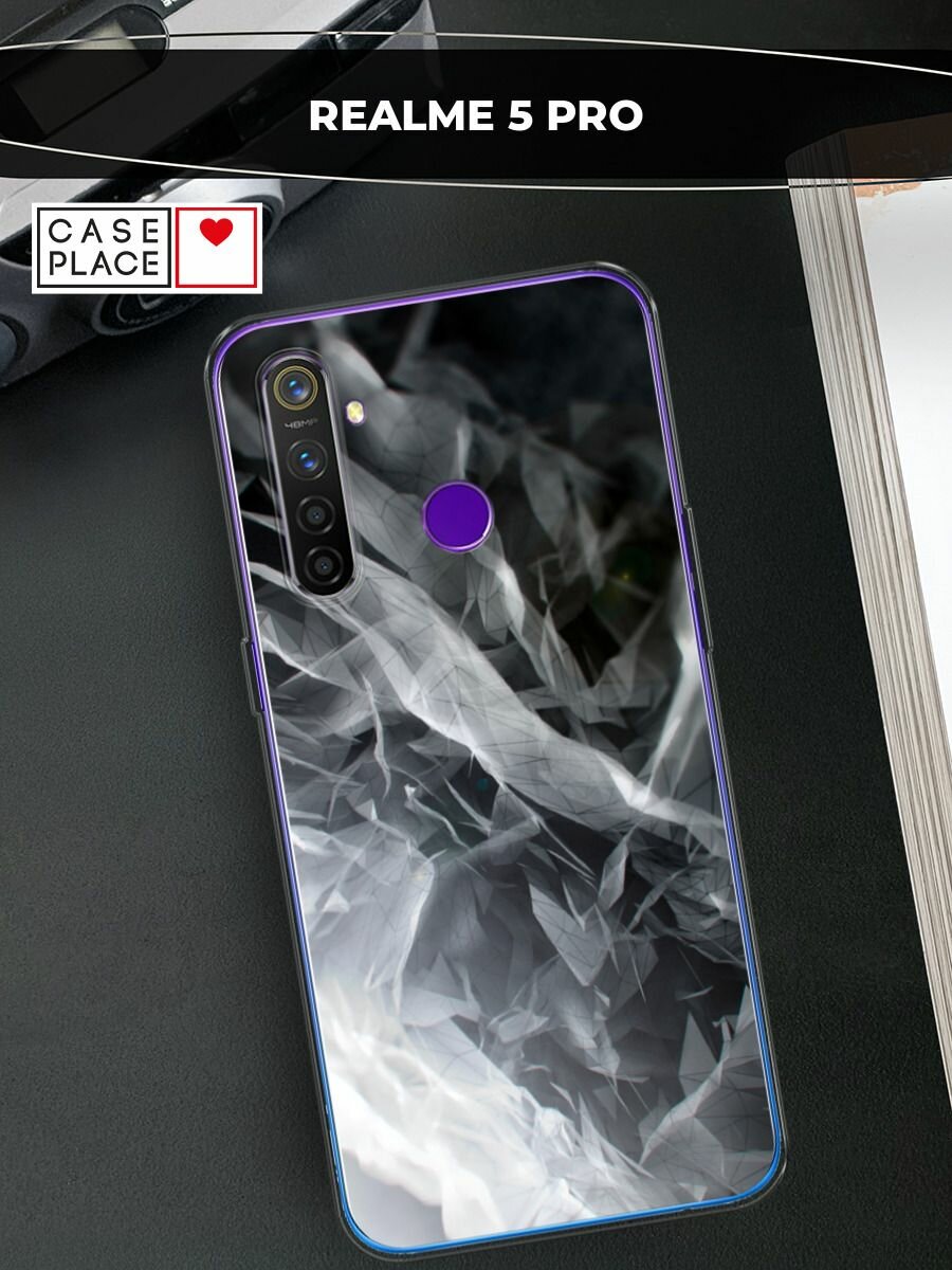 Чехол на Realme 5 Pro / Реалми 5 Про с принтом "Абстракция 9"