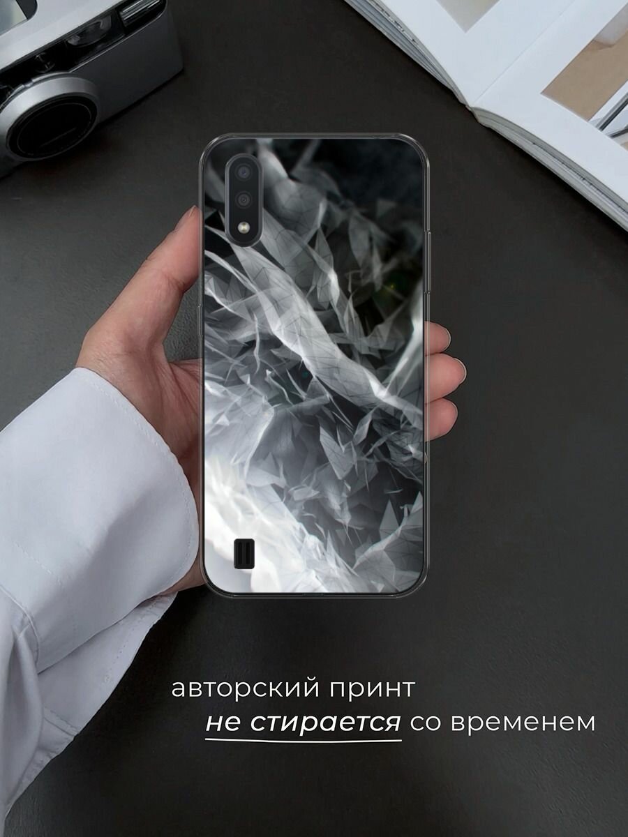 Чехол на Samsung Galaxy A01 / Самсунг Гэлакси А01 с принтом "Абстракция 9" — фото 1