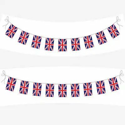 Подвесные флаги Великобритании из полиэстера 20 шт.