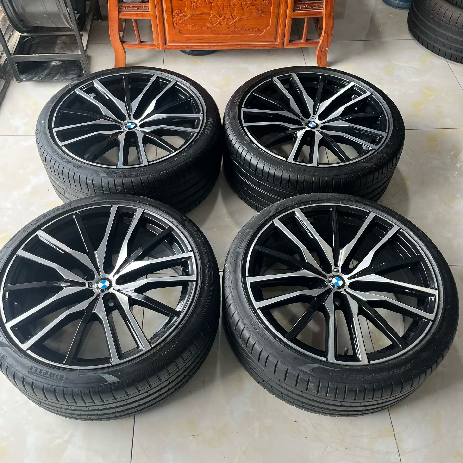 BMW 742M 22 дюймовые колесные шины 95 новые, цветные, модифицированные новые X5 X6 X7 обновления