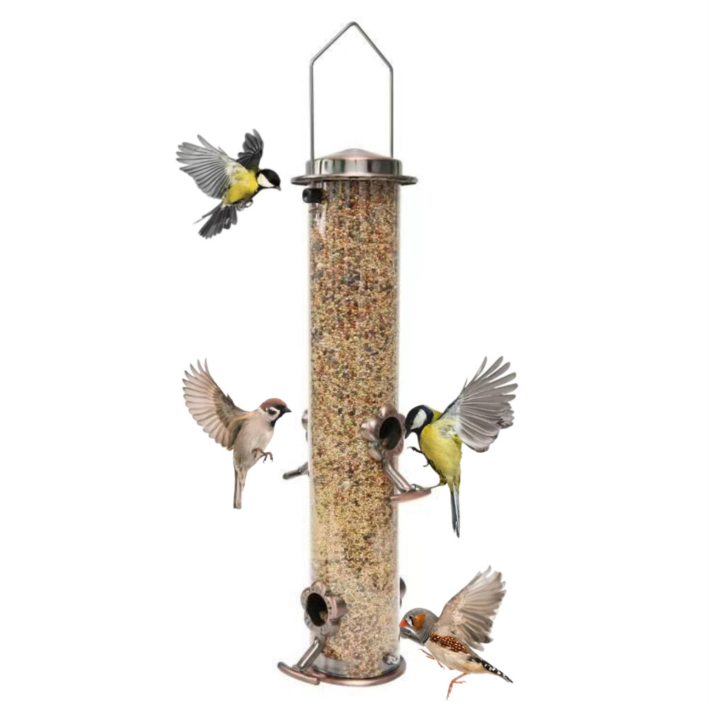 Bird Feeders for Outside Feeder Hanging Garden Yard Decoration Food Dispenser Seed Gift Lovers