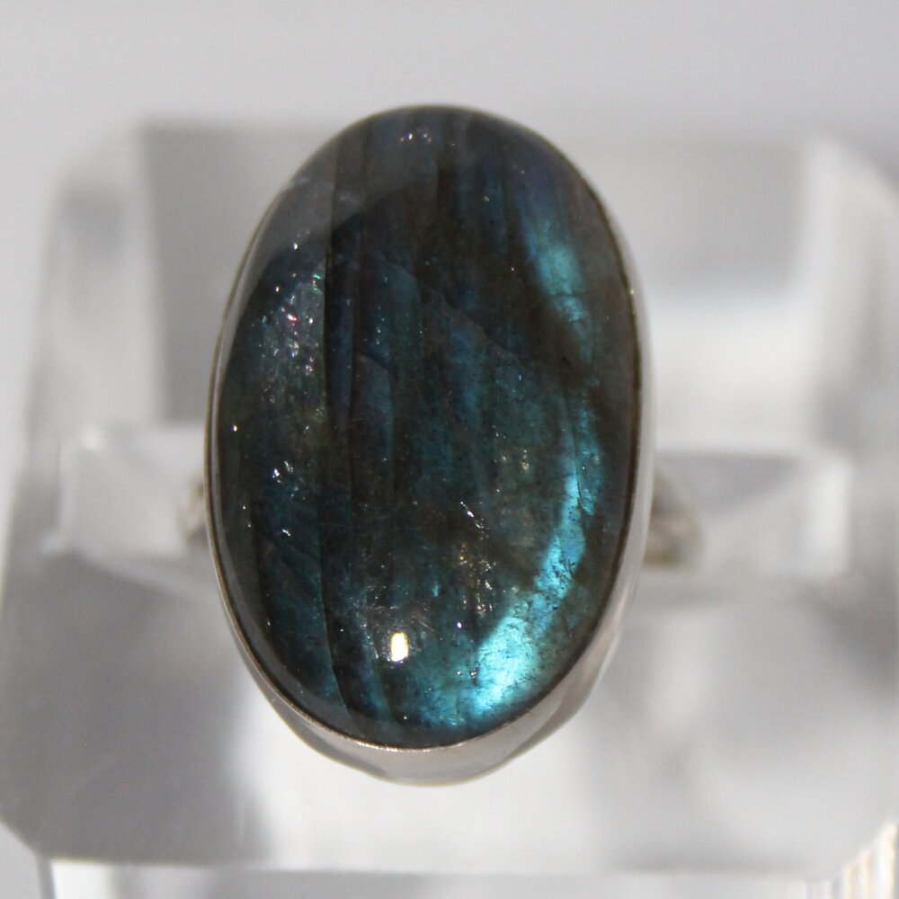 Кольцо-кулон, лабрадорит