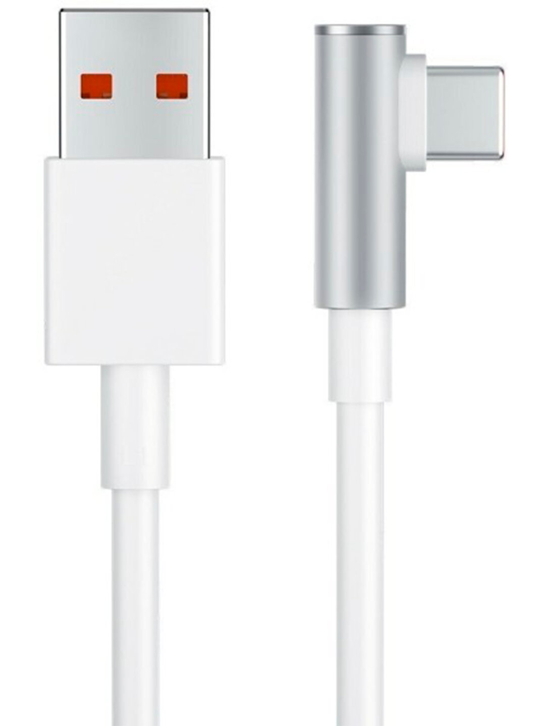 Кабель Xiaomi L-shaped Data Cable USB - A to Type -C, 6A, 1.5m, оригинал, белый
