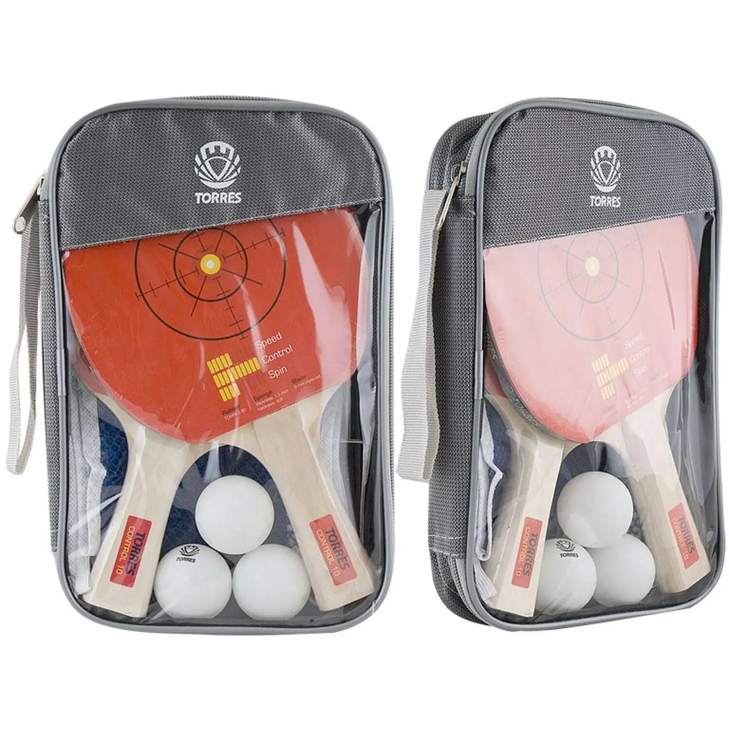 Набор д/ настольного тенниса TORRES Control 10, TT0010, 2 р.3 м. сет. блис
