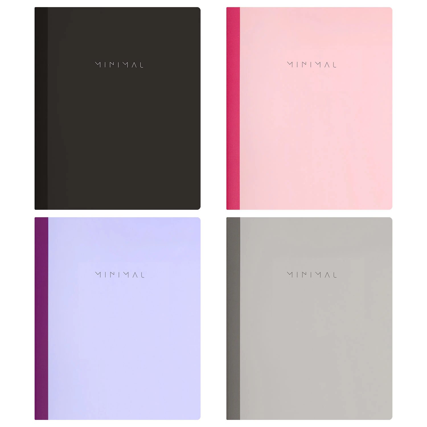 Тетрадь А5 96 л. BRAUBERG, на сшивке с корешком, клетка, обложка картон, "Minimal", 405287 (цена только за 1 шт.)