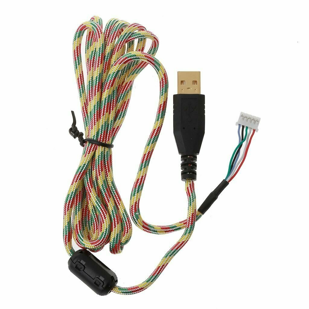 Прочный кабель для мыши 2м, Желтый