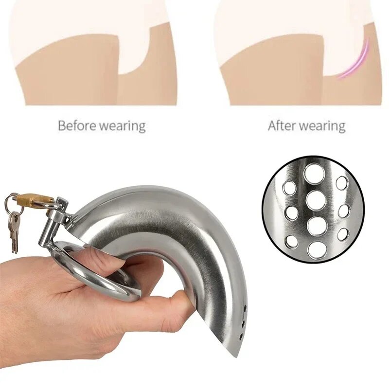 Manyjoy Мужская металлическая клетка верности для мужчин Большая клетка для члена БДСМ 40mm