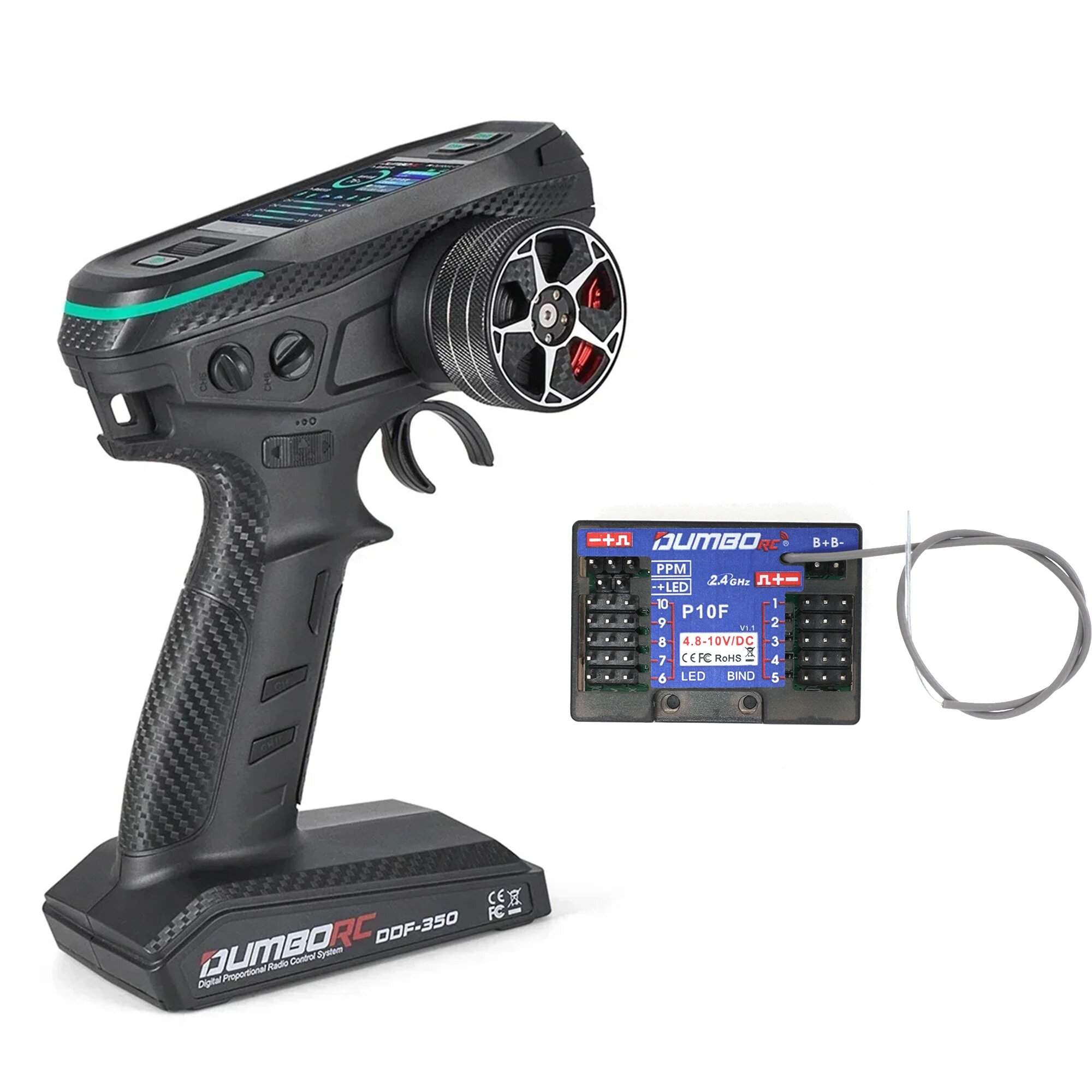 SURPASS HOBBY DUMBORC DDF-350 10-канальный радиопередатчик DDF-350 And P10F