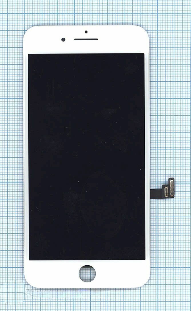 Дисплей для iPhone 8 Plus в сборе с тачскрином (Foxconn) белый