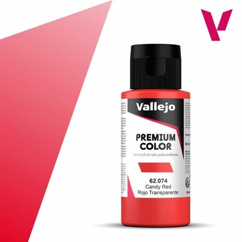 Краска 62074 Premium Color - Candy Red 60 ml. Vallejo 62074