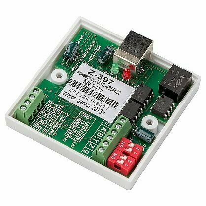 Конвертер специальный с гальванической развязкой USB/RS-485/422 IronLogic Z-397 (мод. USB)/Z-397