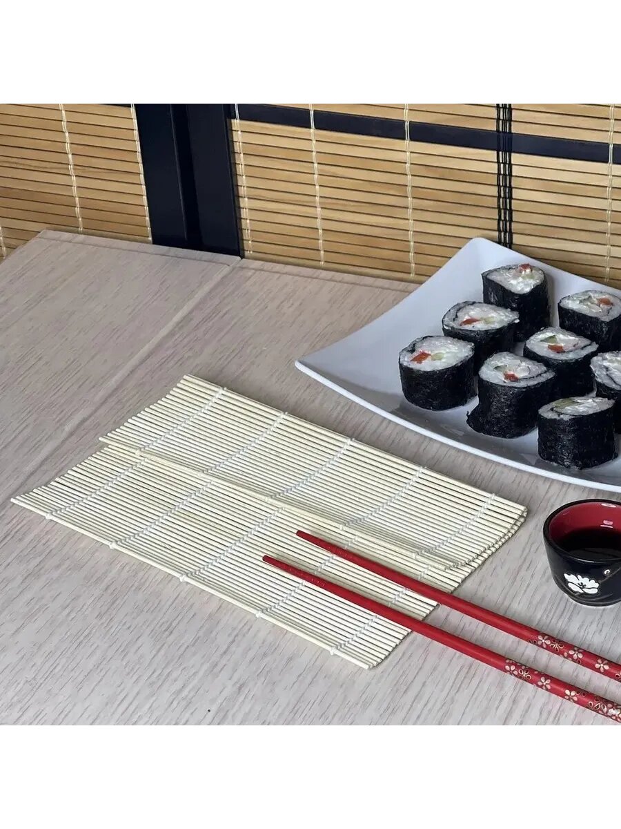 Практическая циновка для суши и роллов