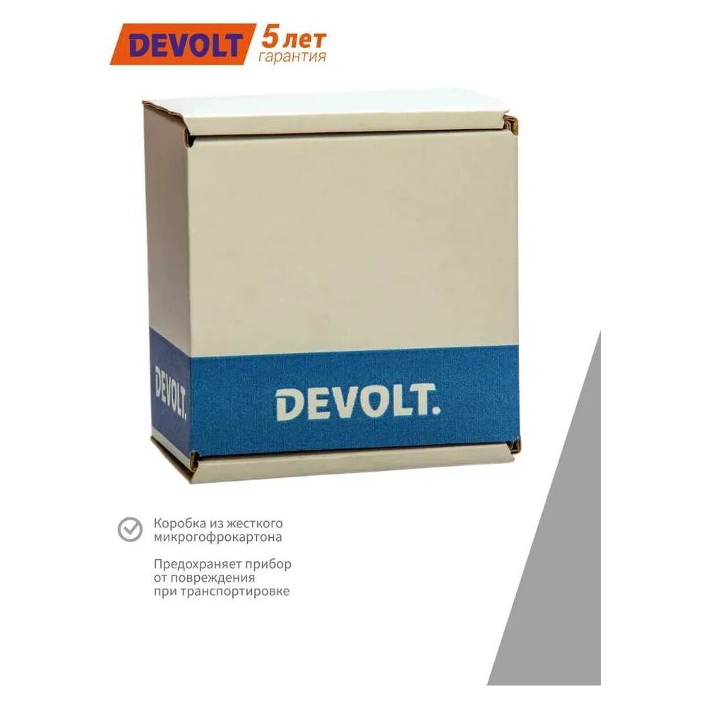 Терморегулятор Devolt TR-16ts, 3.6 кВт, 16 А DEVOLTTR16TS, Цвет индикатора - синий — фото 1