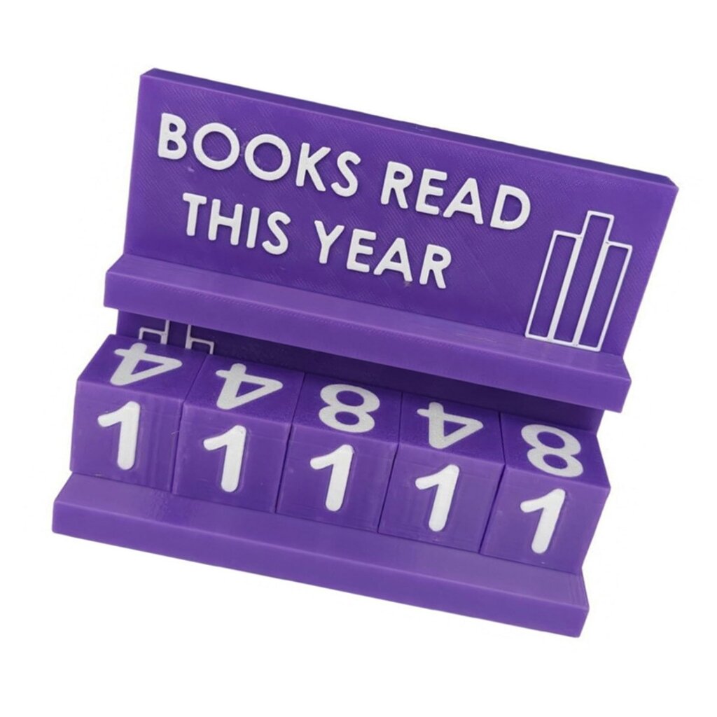 Простое обновление счетчиков чтения Трекеры Для оформления книжных полок С регулируемыми поверхностями Для эстетики книжных полок