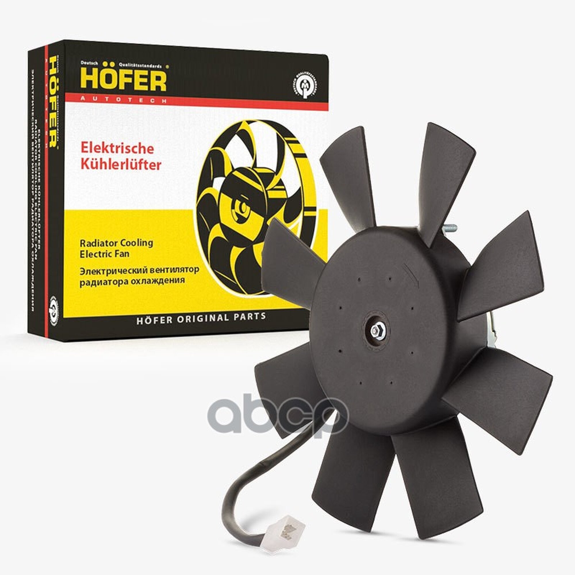Вентилятор охлаждения радиатора HOFER ВАЗ 2103, 2108, 2115, 2110 HOFER арт. HF626402