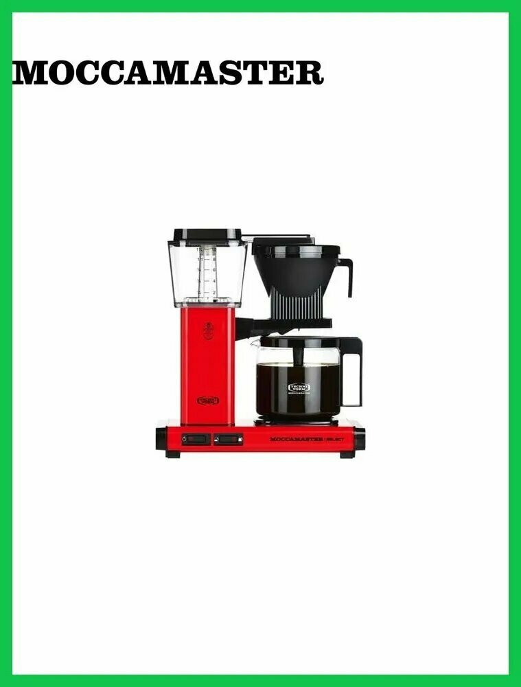 Moccamaster Кофеварка капельная KBG 741 Select, красный