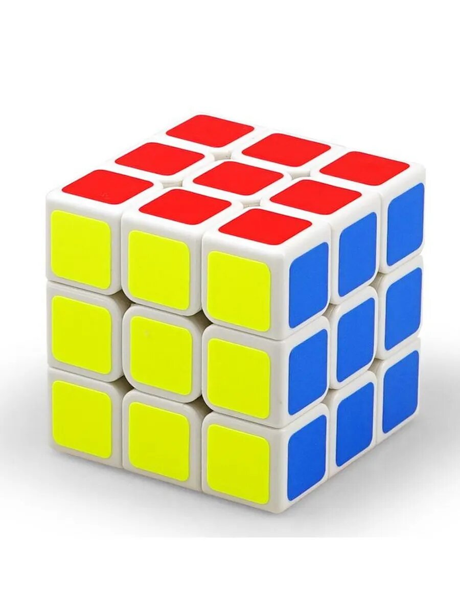 Гладкий белый кубик Рубика 3-го порядка (Легендарная серия)