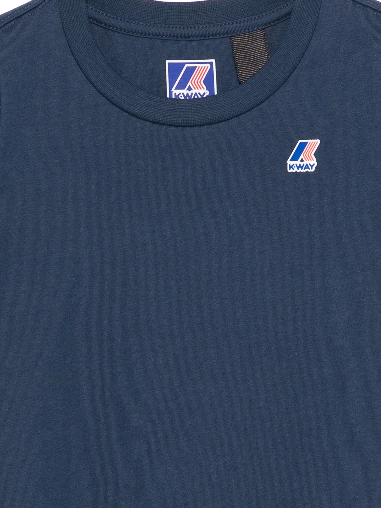 Футболка K-WAY Logo-patch T-shirt, размер 4 года, Синий принт — фото 1