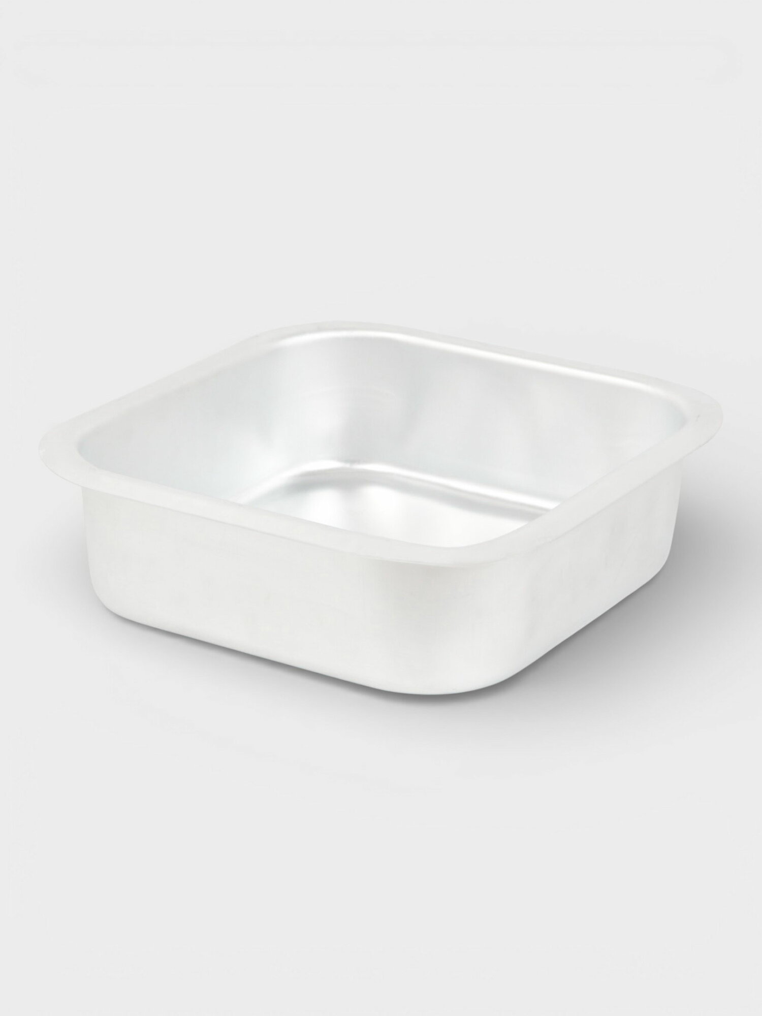 Противень, 41.2x41.2 см, h=13 см, листовой алюминий 1.75 мм, серебристый