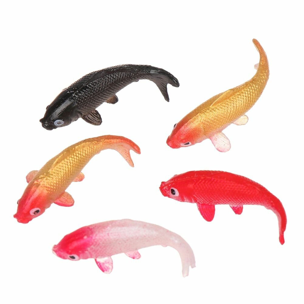 5pcs Миниатюрная золотая рыбка золотые рыбки миниатюрные