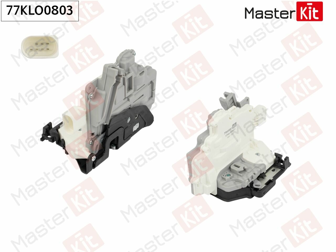 Замок передней правой двери VOLKSWAGEN TIGUAN 5N 2007 - - MasterKit 77KLO0803