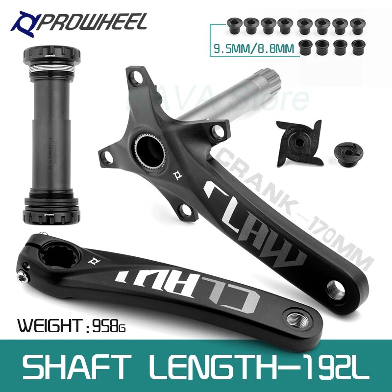 Шатуны Prowheel Claw-100/120 для сноубайков Shaft 192mm and BB