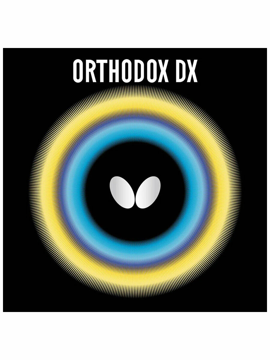Накладка для настольного тенниса Butterfly Orthodox DX, Black, OX
