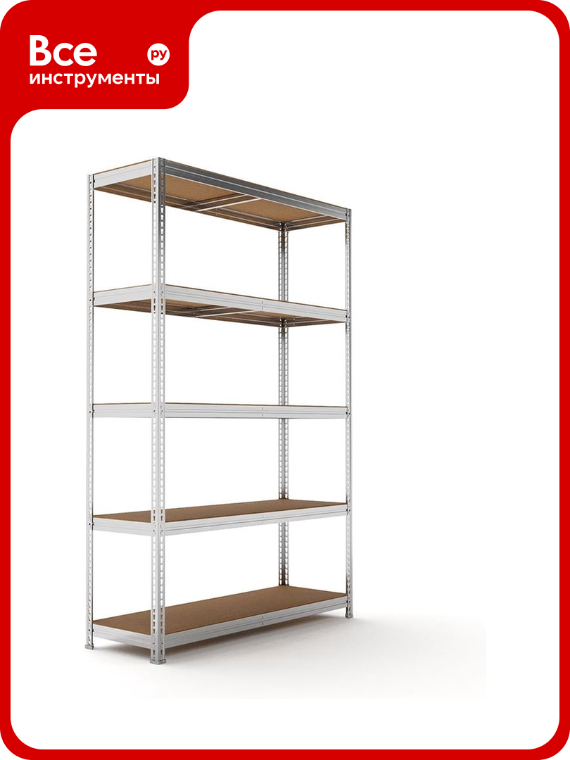 Стеллаж универсальный 1800х750х350 5 полок Gigant GUS-187535