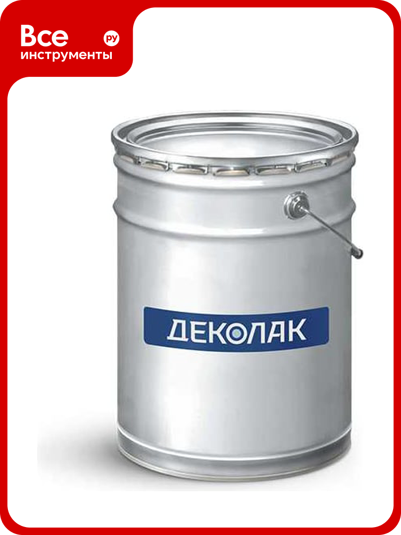Однокомпонентная грунт-эмаль Декотерм "Деколак-Универсал" RAL 8012, тара 20 л, фасовка 24 кг 4607071470426