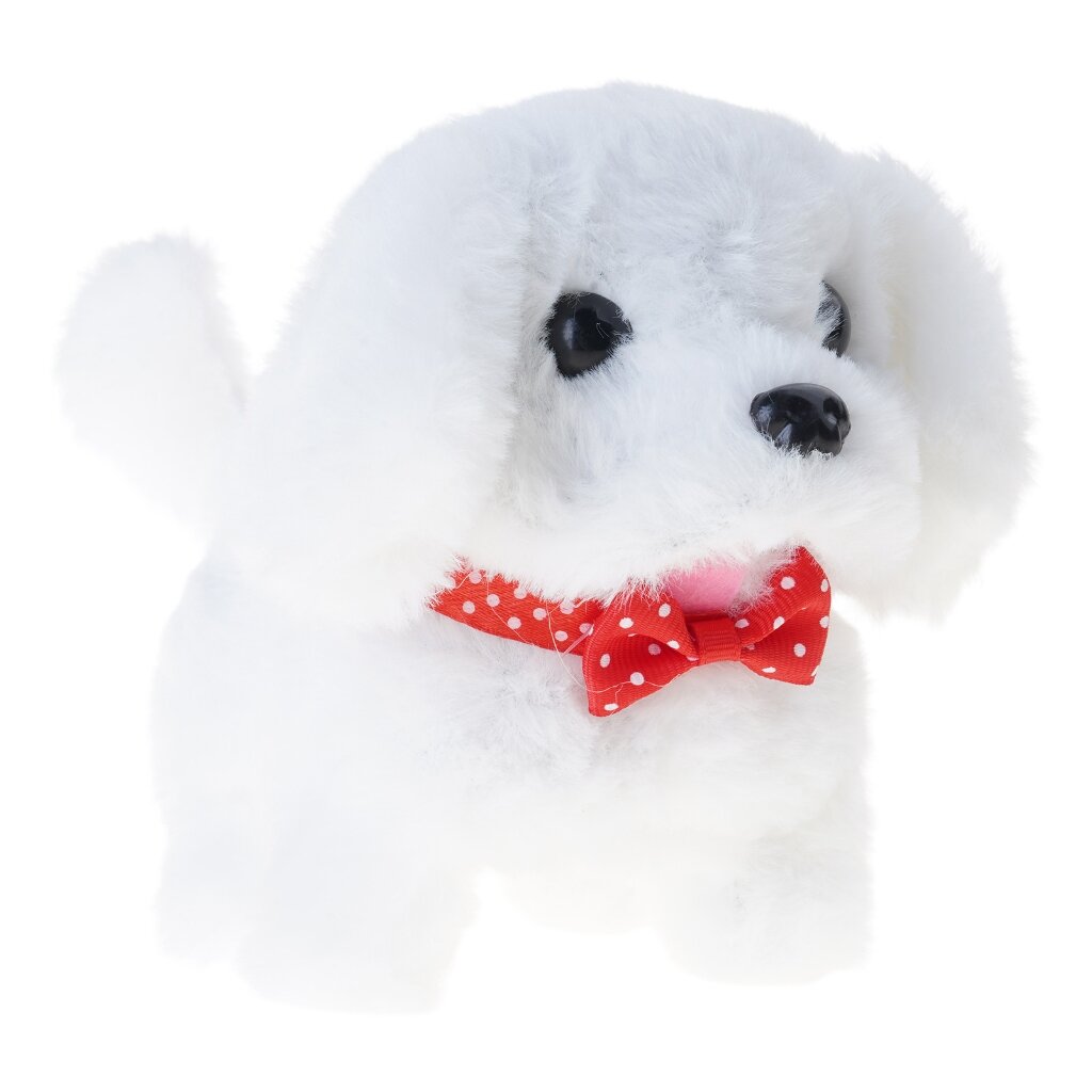 Короткая Плюшевая Кукла My robot puppy-белый