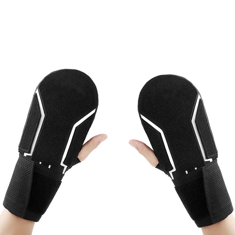 Кросс-бордерные популярные перчатки для софтбола, защитные, безопасные, без пальцев, спортивные, противоударные, с амортизацией