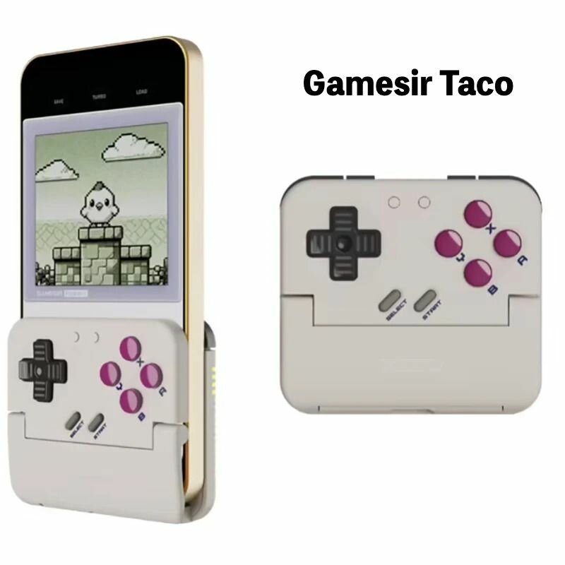 Gamesir Taco Мобильный беспроводной игровой контроллер с вертикальным захватом NES/GBA Emulator Retro Mini Handheld