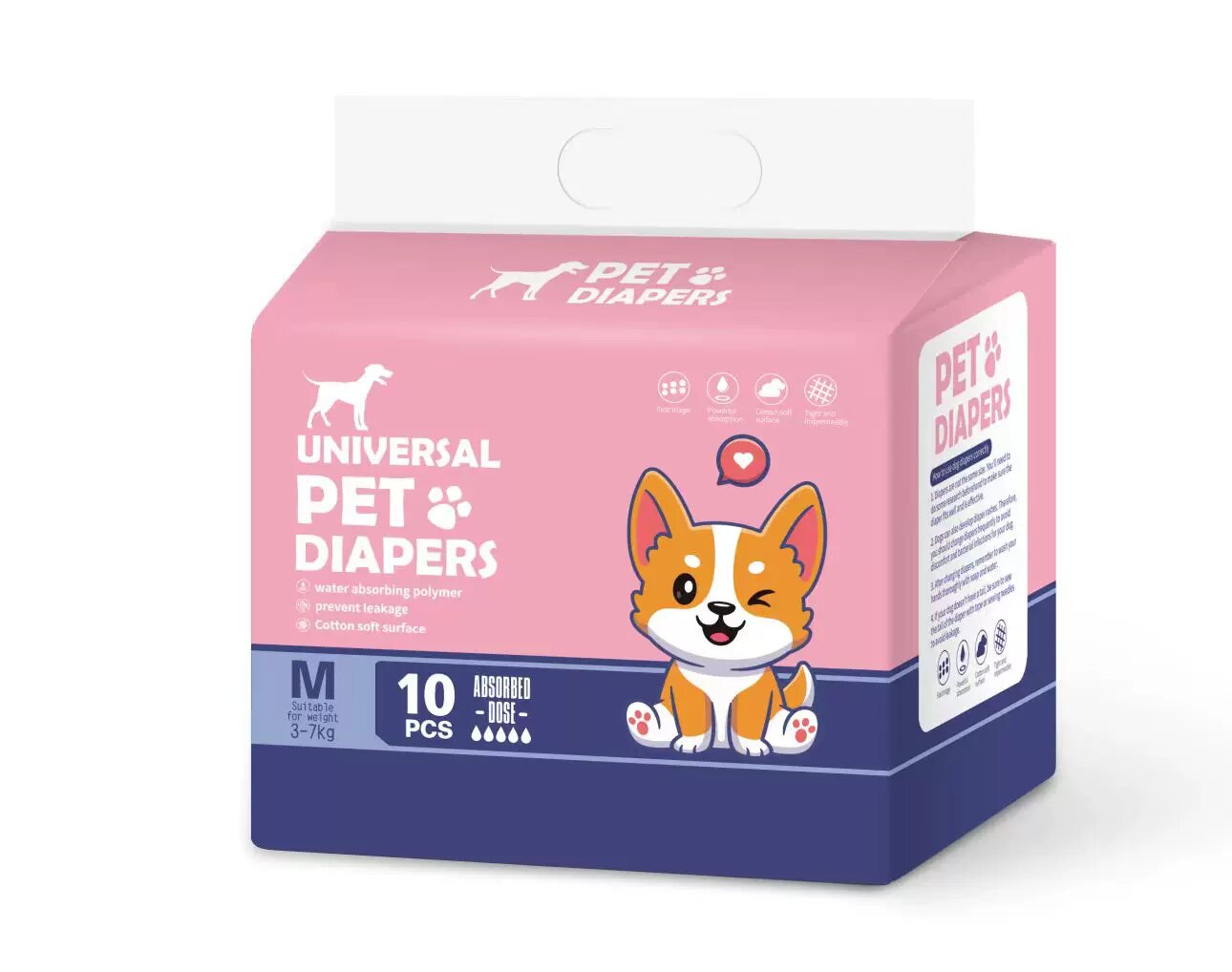 Подгузники для собак: для самцов, гигиенические трусы для самок, недорогие подгузники для щенков породы Тедди,