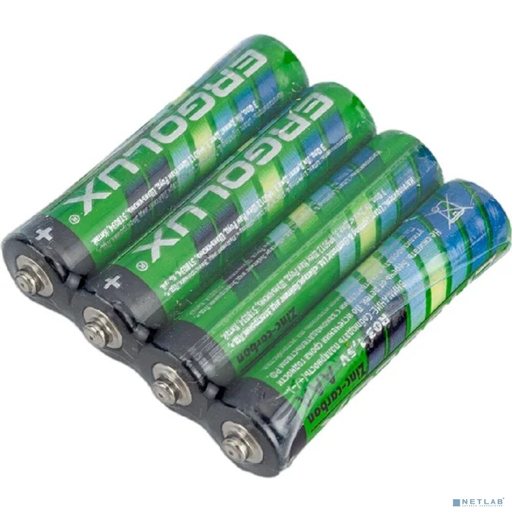 Ergolux R 03 SR4 (R03SR4, батарейка,1.5В) (4 шт. в уп-ке)
