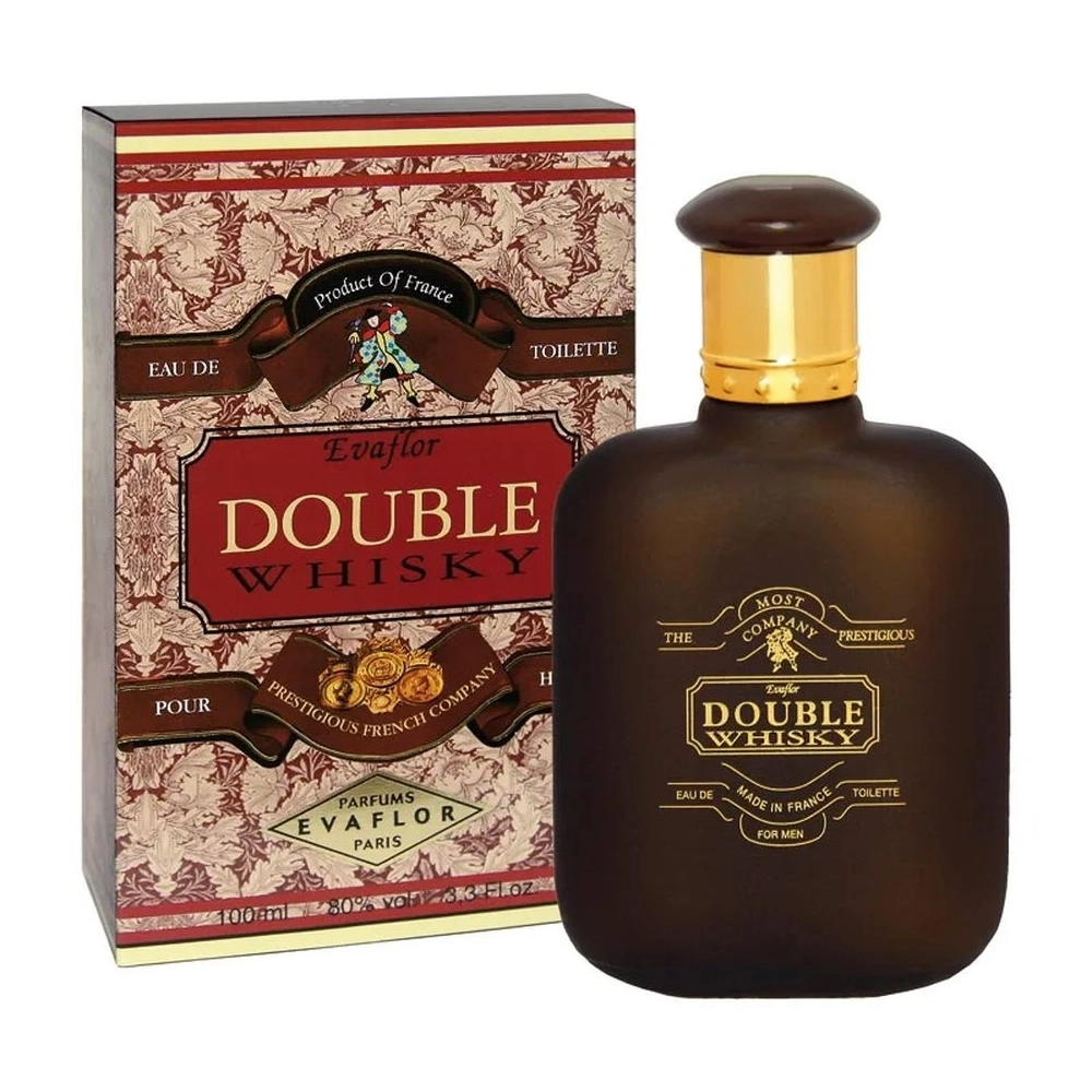 Мужская туалетная вода Evaflor Double Whisky 100 мл - Евафлор Дабл Виски духи