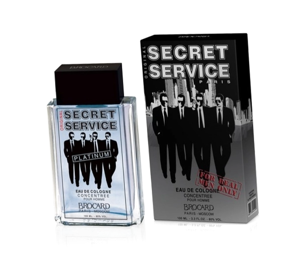 Брокард Секрет Сервис Платинум одеколон для мужчин 100 мл / Secret Service Platinum