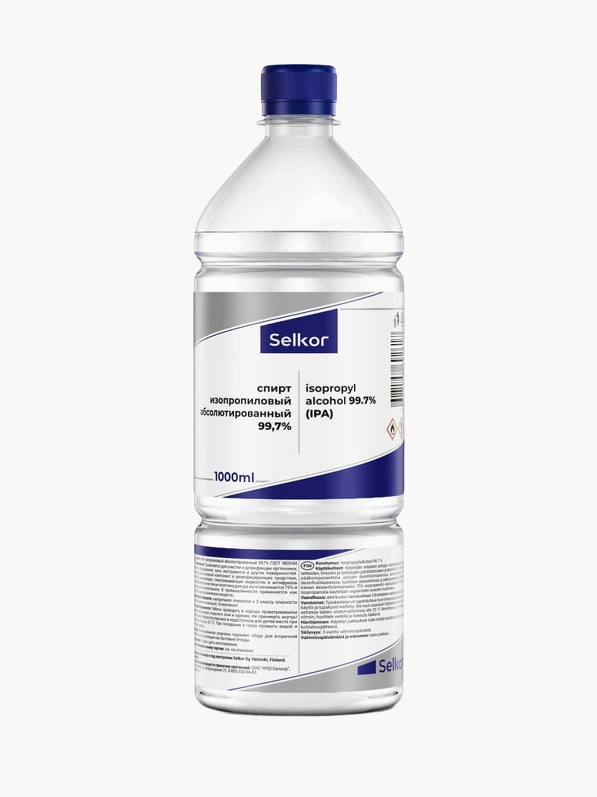 Спирт изопропиловый абсолютированный Selkor 1 л 36077, 1 л