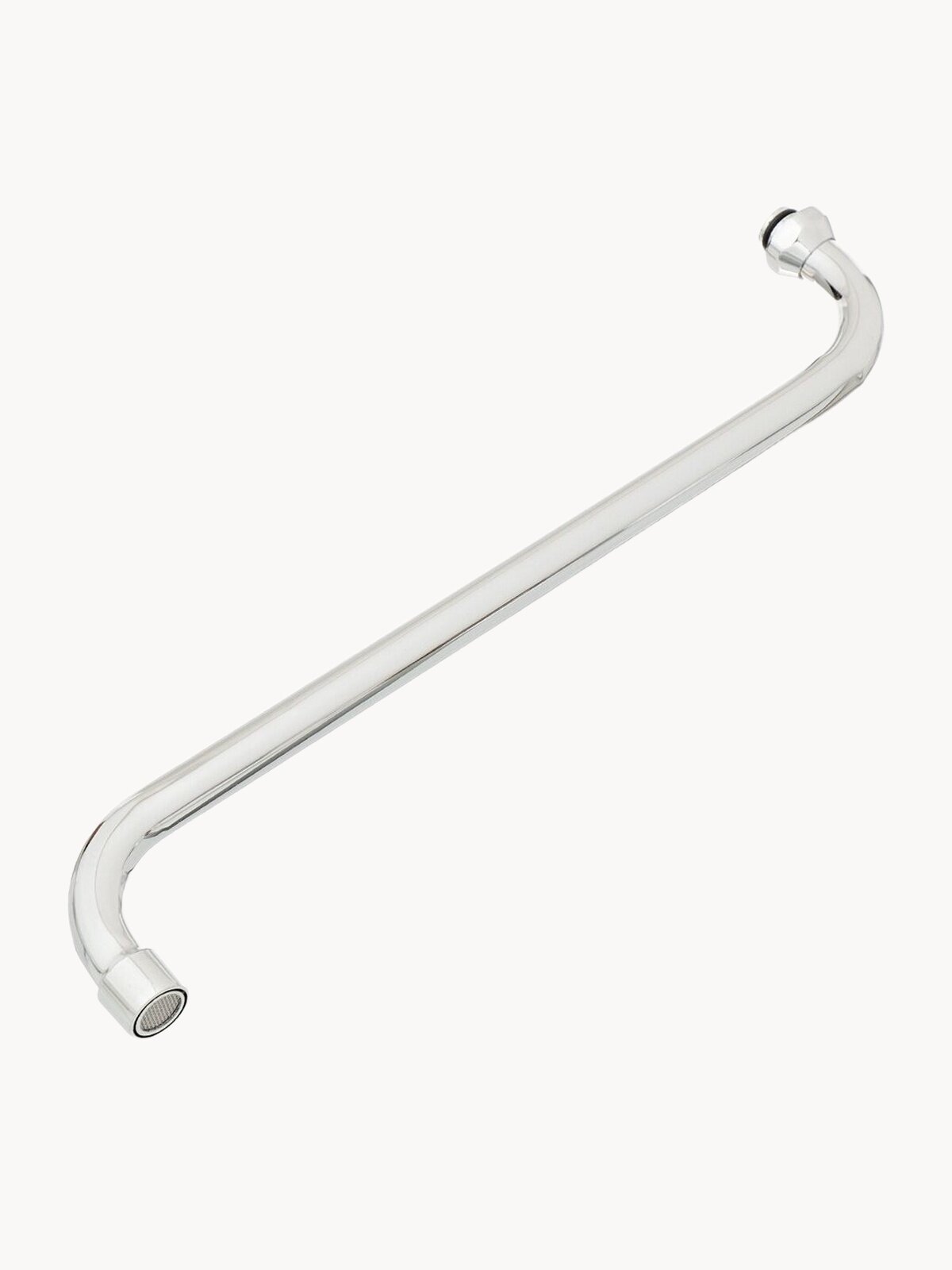 Излив смесителя для ванны, нержавеющая сталь, ИМП, S-круглый излив, 40 см, индивидуальная упаковка, ComfortFactor, 53359