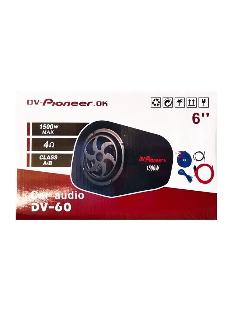 Активный автомобильный сабвуфер 6 Дюймов DV-Pioneer DV-60