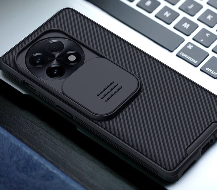 Чехол панель-бампер MyPads Tenda для OnePlus 11R / OnePlus Ace 2 из пластика черный