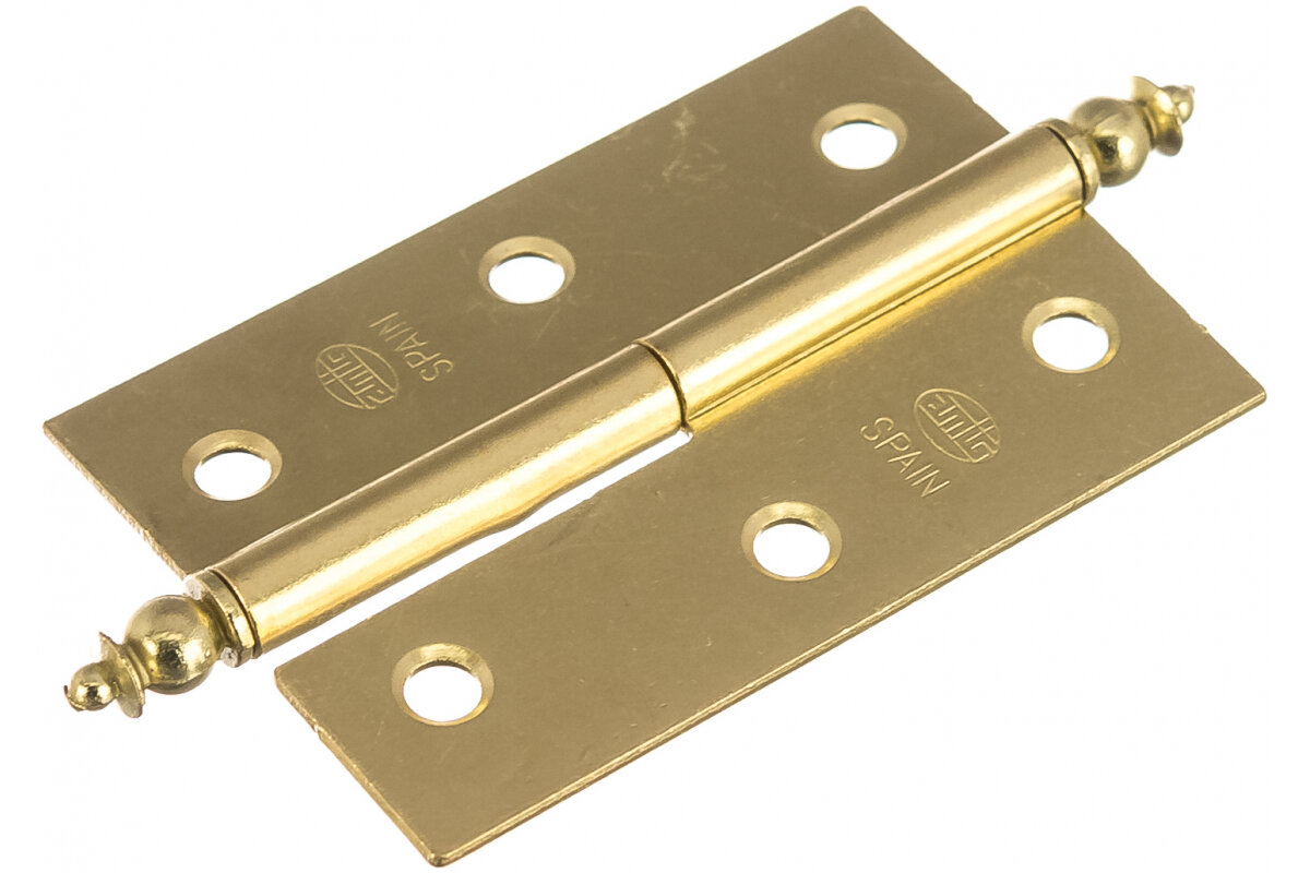 Amig Петля мод. 541-60 карточная съемная правая латунь 128 мм монтажная прочная