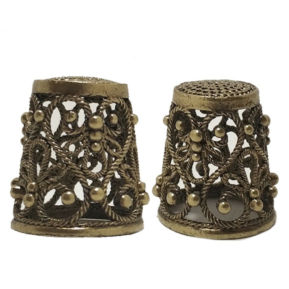 РТО 1017 Наперсток сувенирный "Ажурный", диаметр 1.8 см